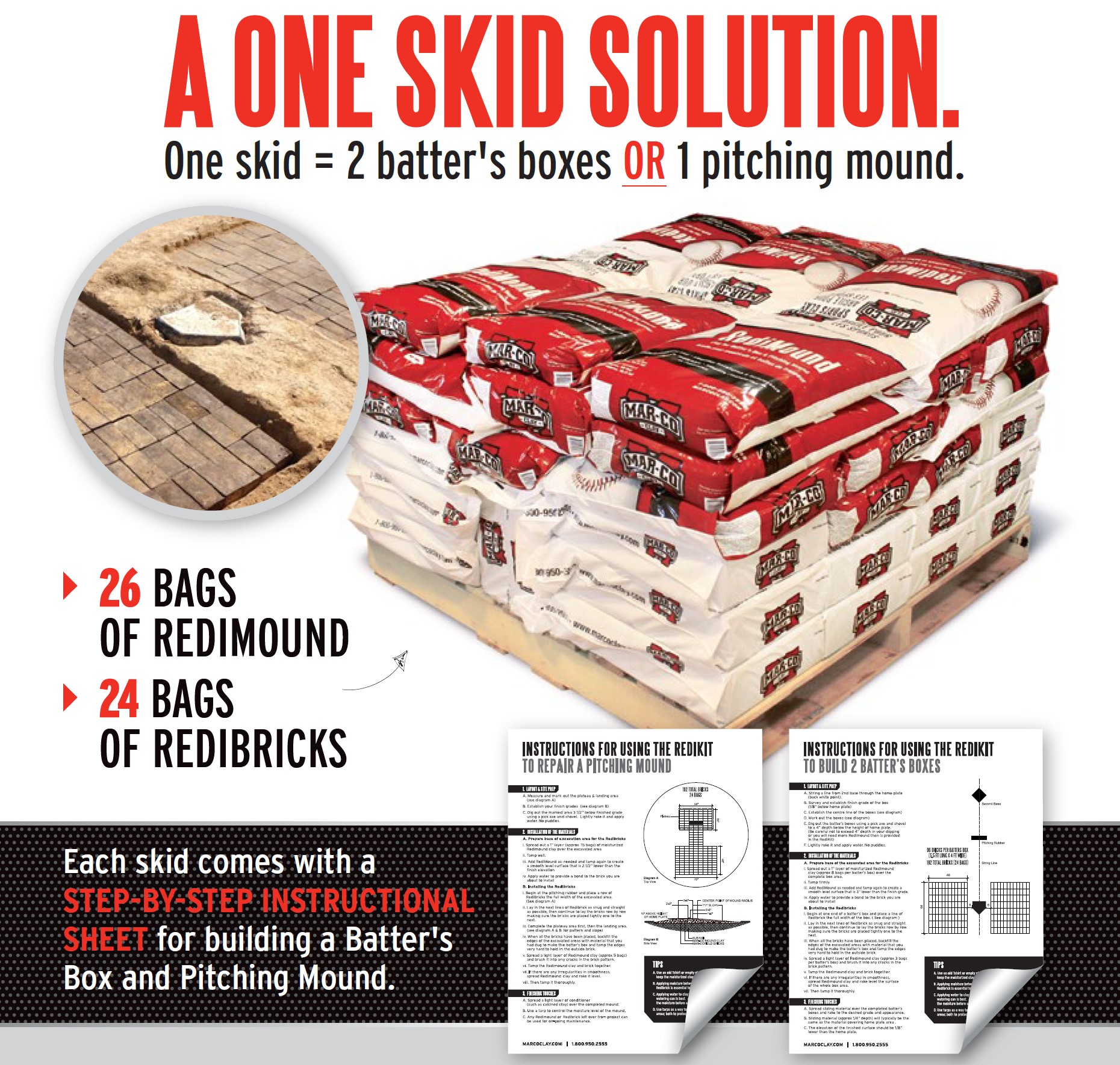 Clay for mounds and batter's boxes - Buckeye Trade & Supply